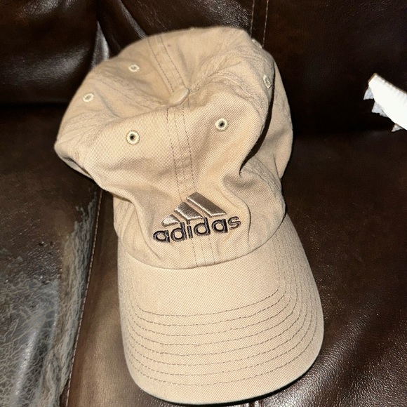 adidas | Accessories | Adidas Tan Adjustable Hat Osfa Cap Obo | Poshmark